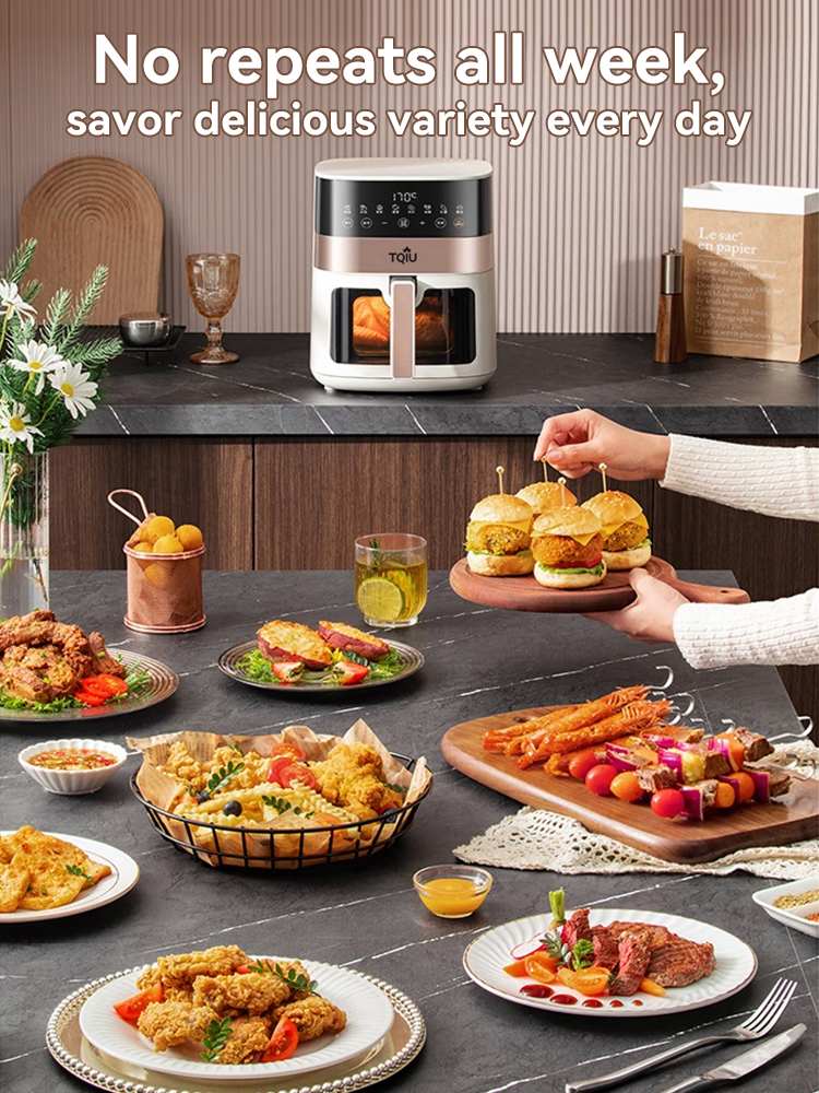 TQIU Air Fryer S3-B Digital Control Panel 6.5L